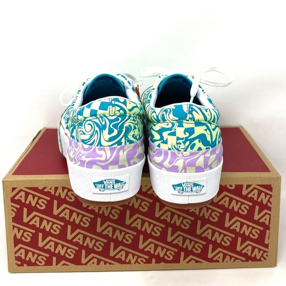 Vans | Shoes | Vans Era Stacked Platform Low Top Blue Canvas Womens ...